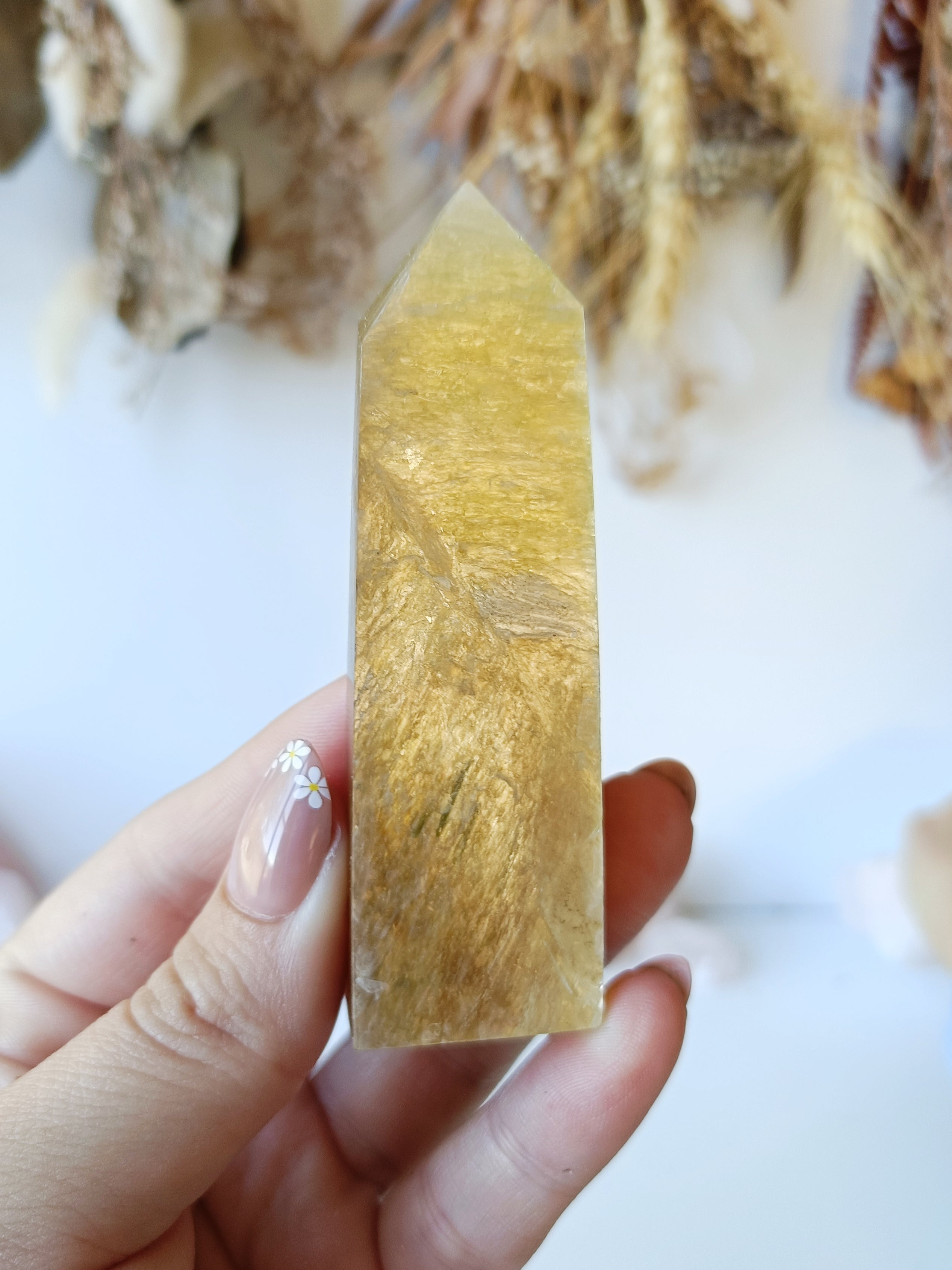 Golden Yellow Mica Tower – Soren & Rayne